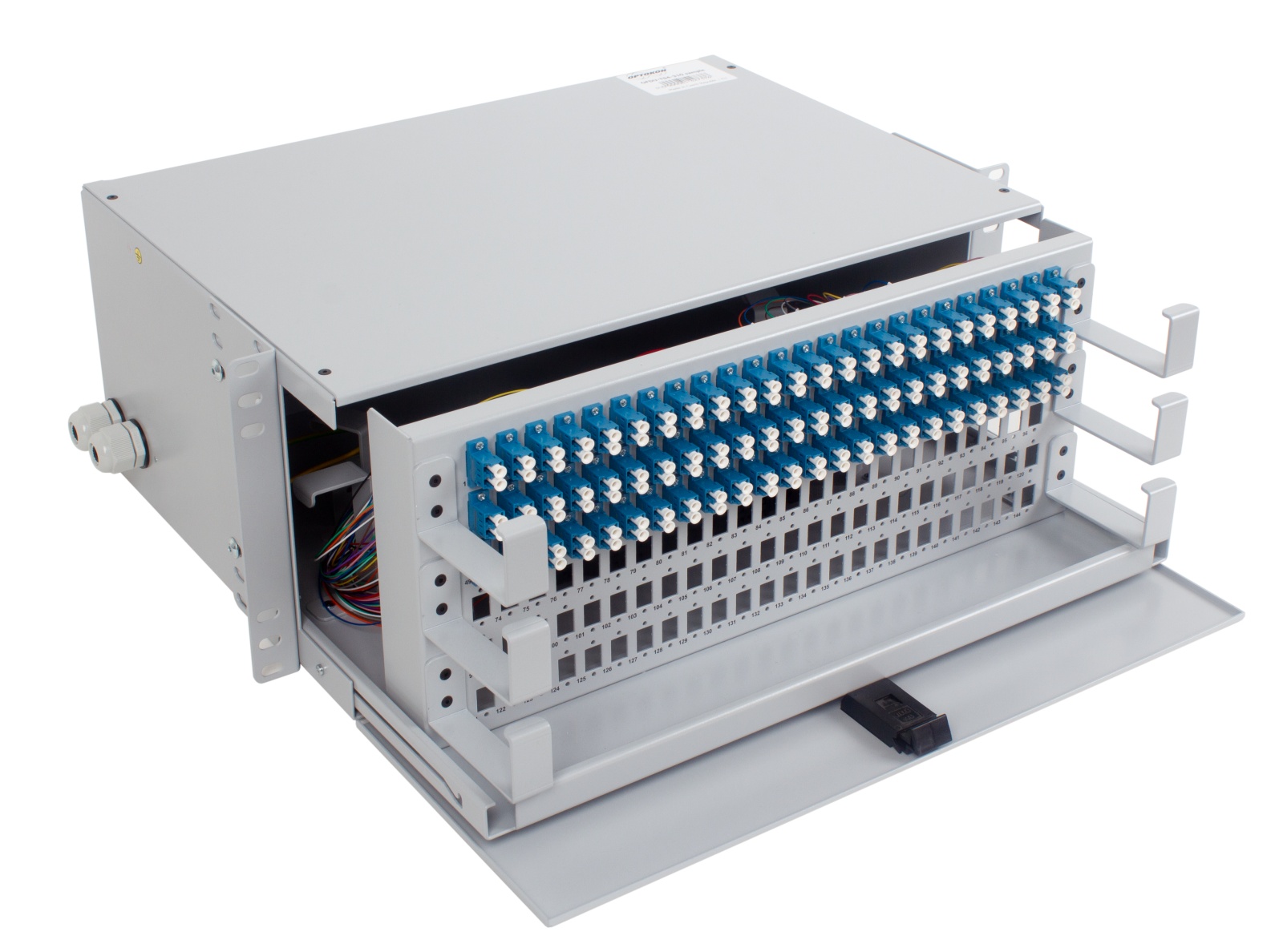 OFDU-TS4-310 Rack Mount Splice and Termination Cabinet - OPTOKON, a.s.- Technology leadership
