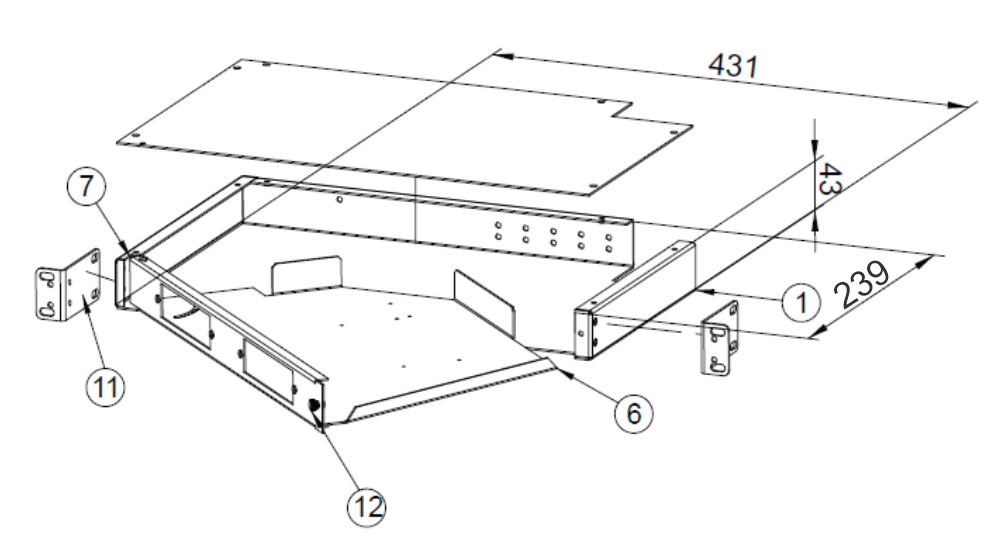 MCNP Rack Mount Connector Network Panel (Optional IP41) - OPTOKON, a.s ...