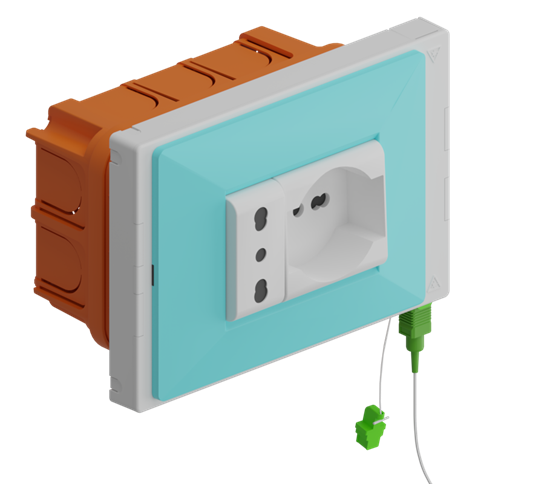 Easy Link - CPE Optical Outlet Box for Easy FTTH solution - OPTOKON, a ...