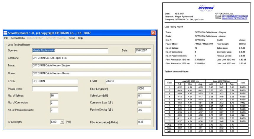 PM-800 Optical Power Meter - OPTOKON, a.s.- Technology leadership